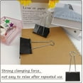 3-Inch Extra-Large DSTELIN Binder Clips - Heavy-Duty Black Paper Clamps ...