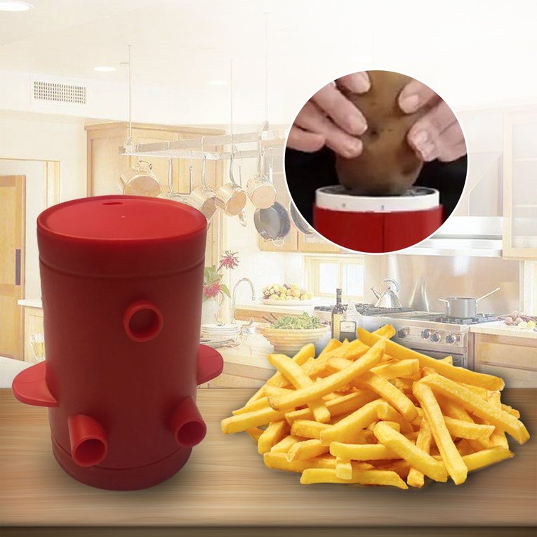 Potatoes Fries Maker Machine Potato Slicers French Fries Cutter ...