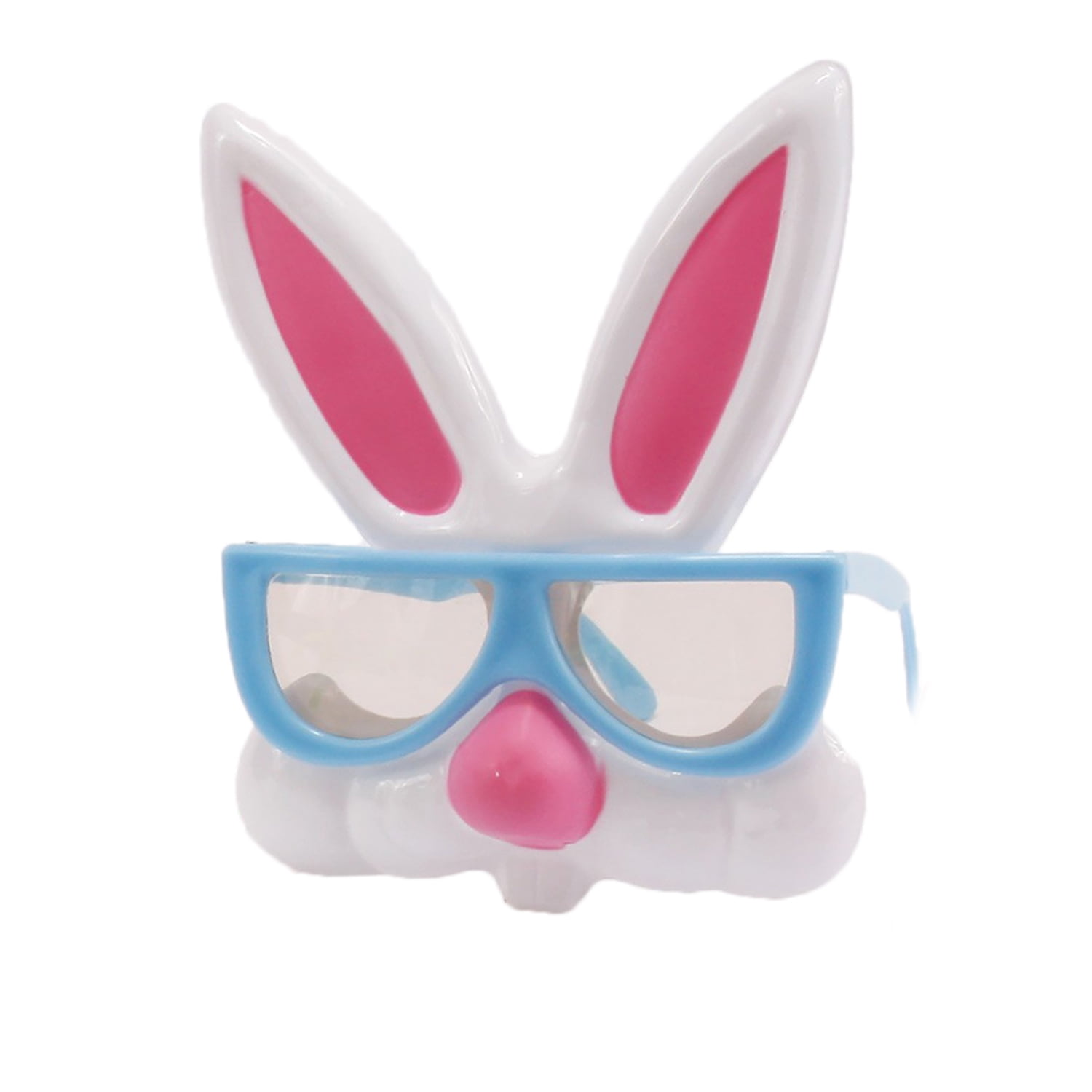 Easter Nerdy Bunny Rabbit Plastic w/ Ears Costume Glasses, One Size ...