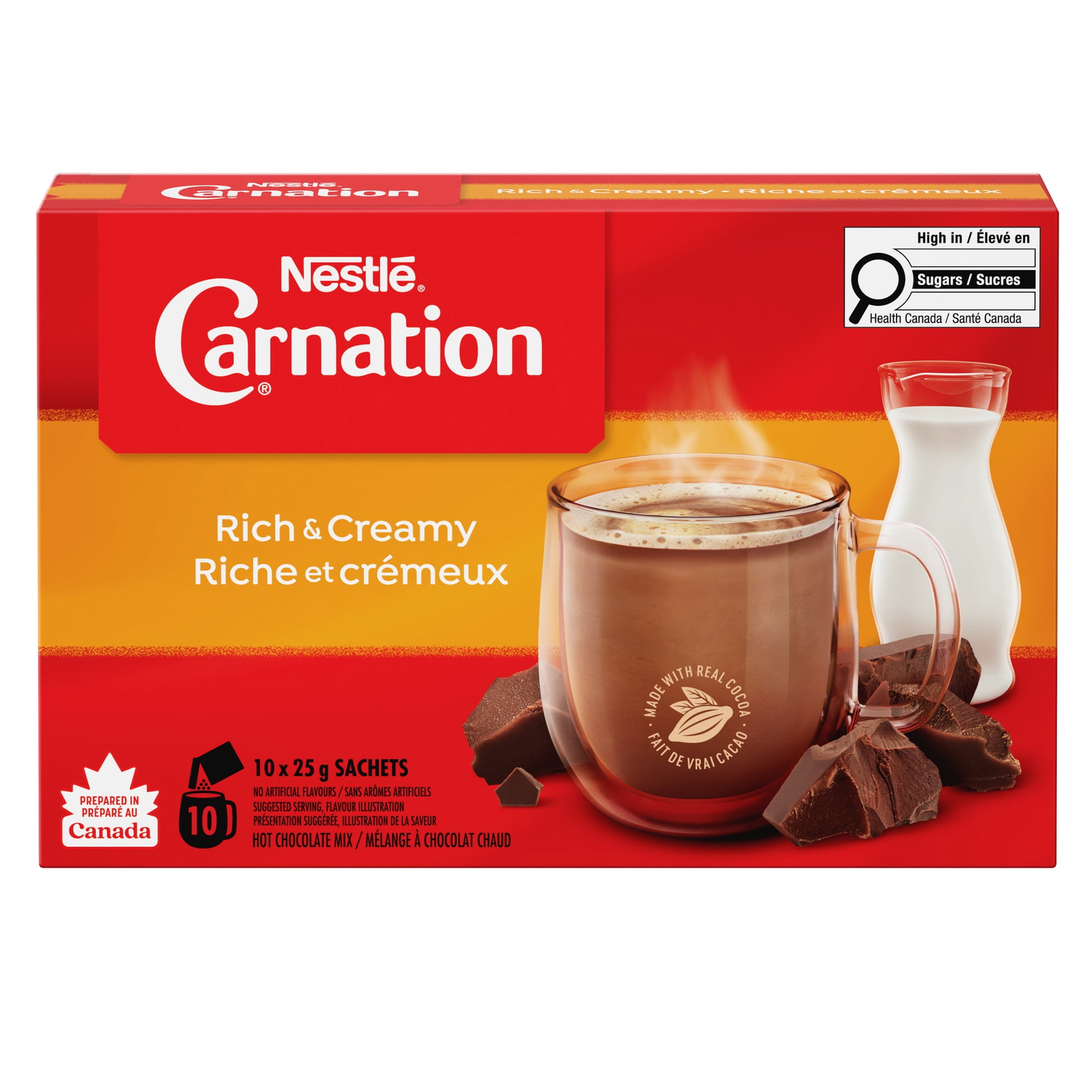 Click here for Carnation Rich And Creamy Hot Chocolate 25 G prices