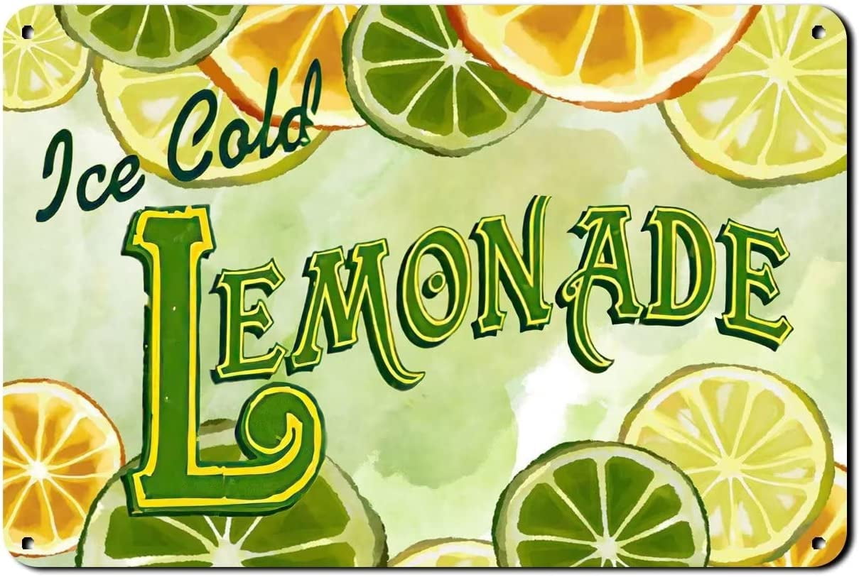 Ice Cold Lemonade Sign