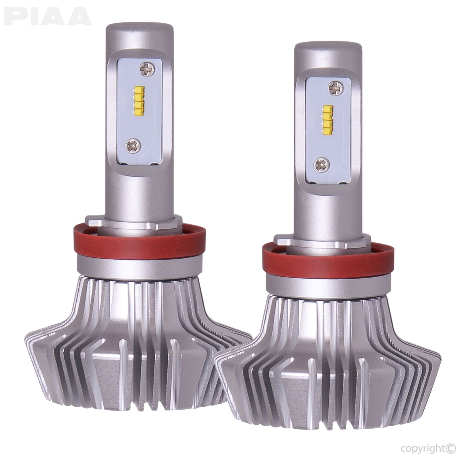 PIAA 26-17308 H8 Platinum LED Replacement Bulb; 25W; 6000K; 4000LM ...