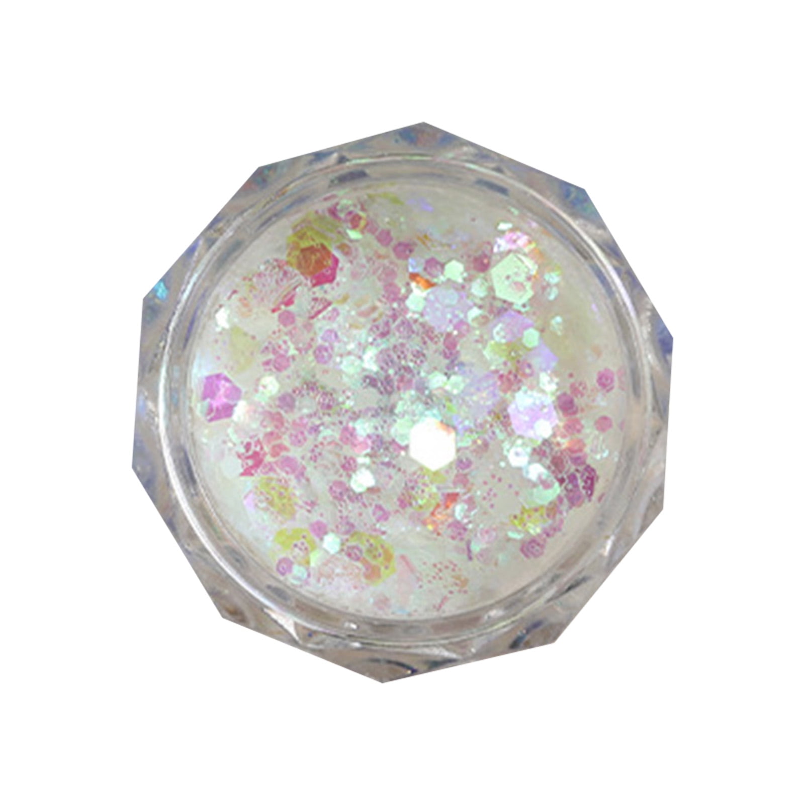 Hesroicy 1 Box Nail Art Sequin Shiny Effect Luminous High Gloss Non ...