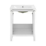 Bastille 24" Bathroom Vanity in White - Walmart.com