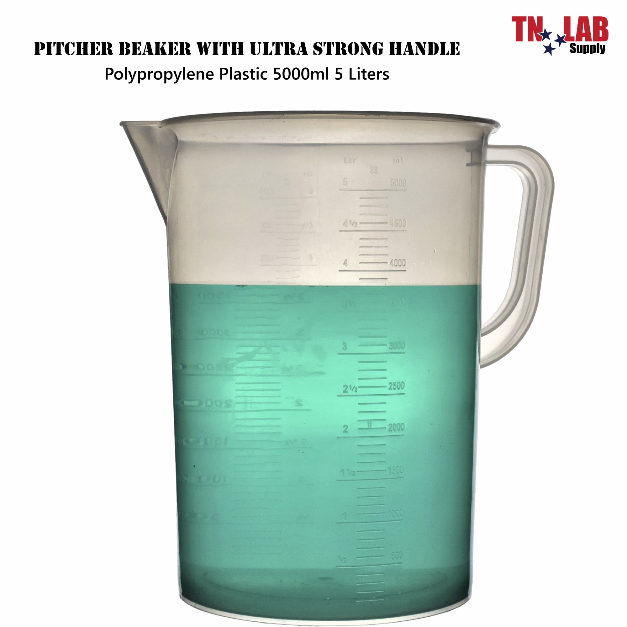 Pitcher Beaker Polypropylene Plastic Family - Walmart.com