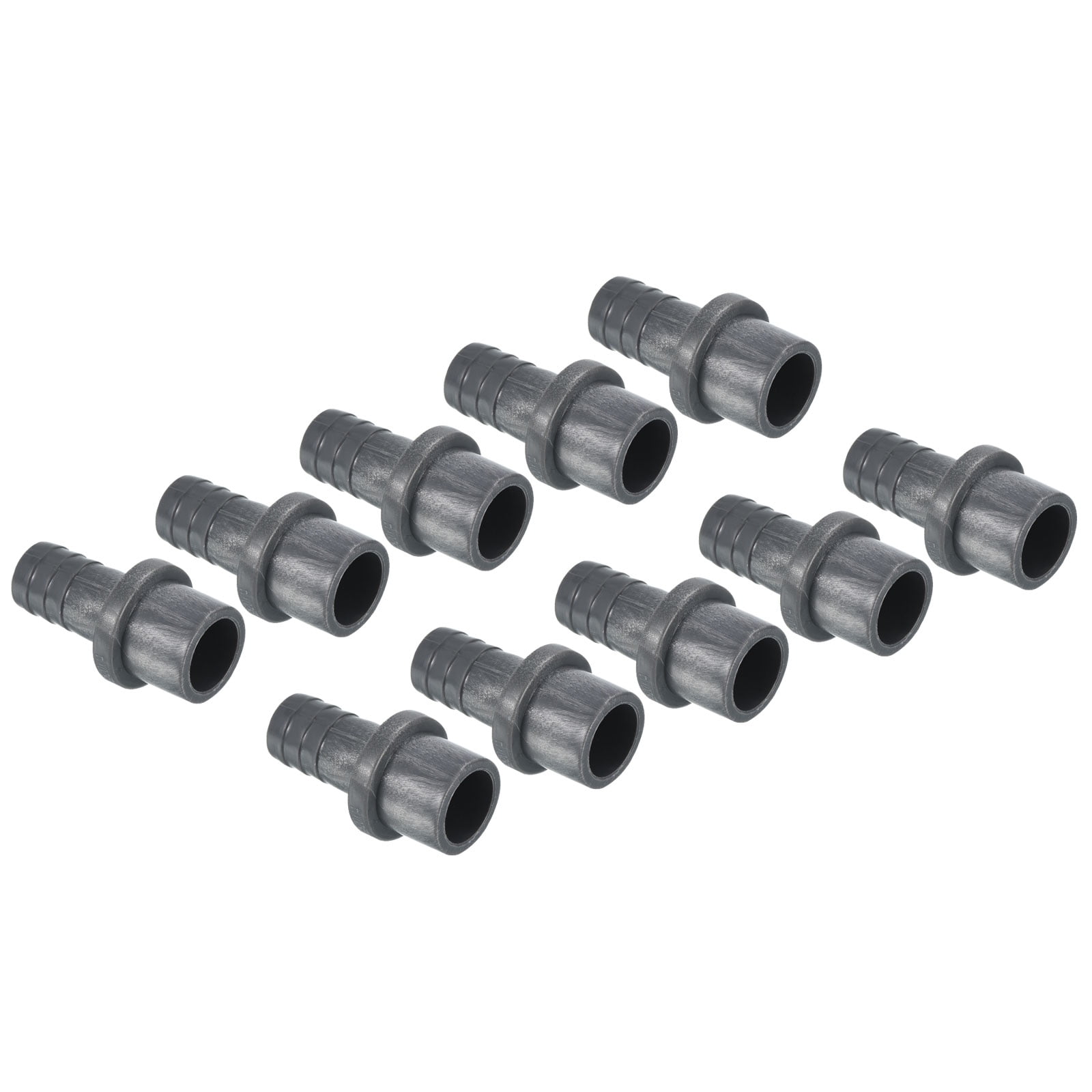 Uxcell UPVC Reducer Pipe Fitting 20x15mm, 10 Pack Straight Coupling ...