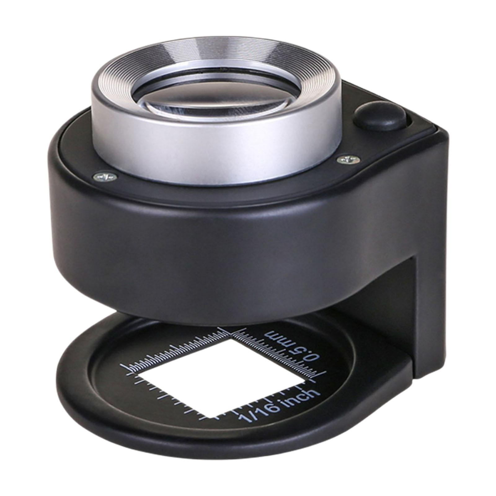 Lupa 30x, lupa, portátil con luz , con lente de óptico y escritorio ...