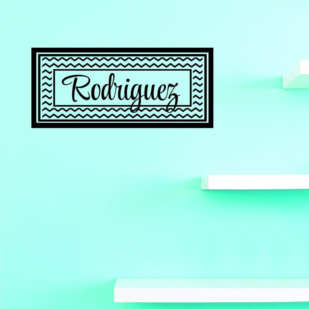 Custom Decals Rectangle Family Frames Wall Art Size: 10 X 20 Inches ...