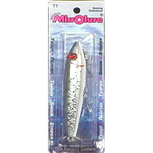 MirrOlure Mirrirlure Tiny Trout, 9/16 oz, Green Silver - Walmart.com