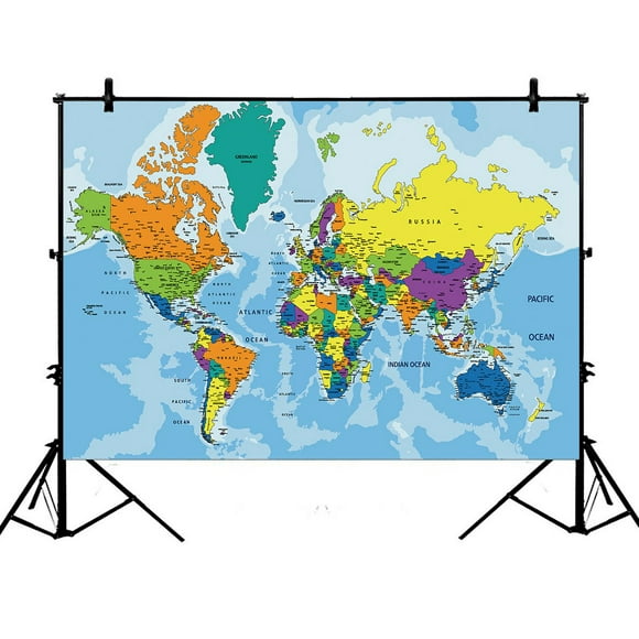 World Map Backdrop