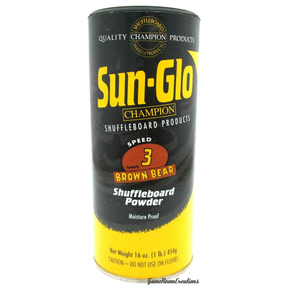 Sun-Glo #3 Speed Shuffleboard Powder Wax - 1 Pack Sunglo Shuffle Board ...