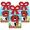 Big Dot of Happiness Farm Animals - Square Favor Gift Boxes - Barnyard ...