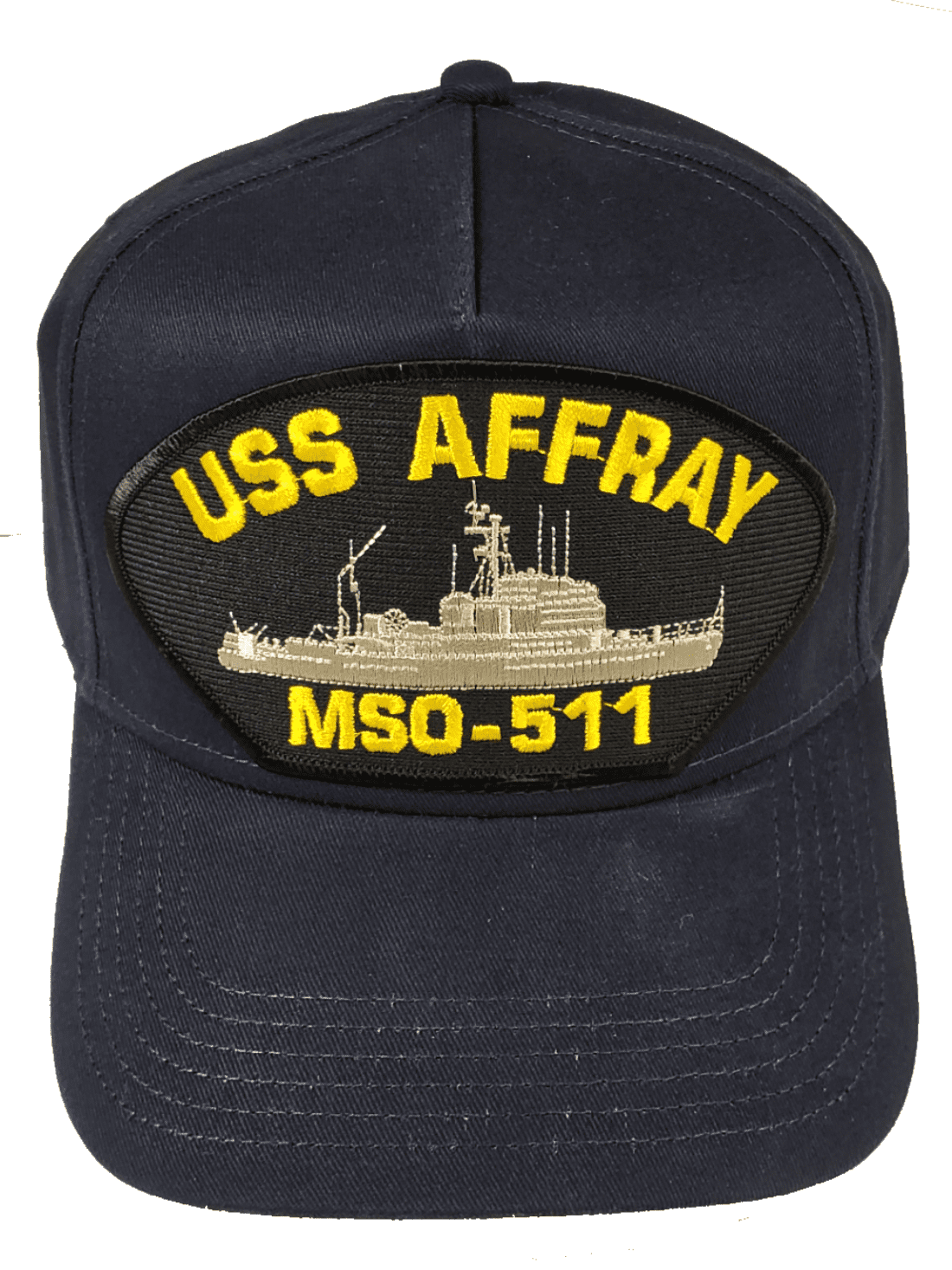 USS AFFRAY MSO-511 Ship HAT - Navy Blue - Veteran Owned Business ...