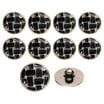 5 PCS Vintage Gold Women's Buttons for Clothing Decoration Metal Coat ...