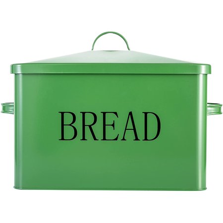 Metal Bread Box-Extra Large Bread Storage Boxes for Kitchen With 2 ...
