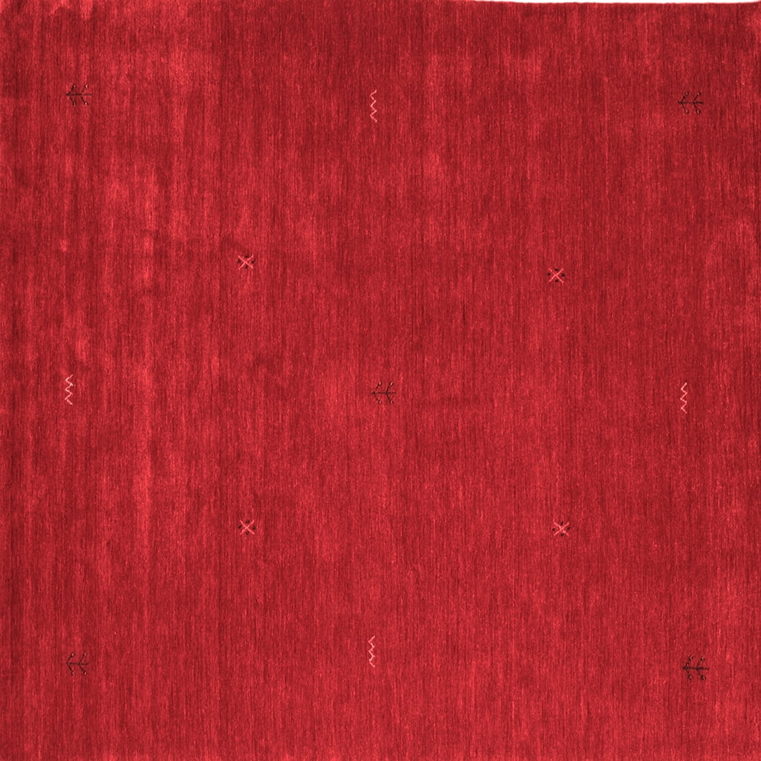 Ahgly Company Indoor Square Abstract Red Contemporary Area Rugs, 6 ...