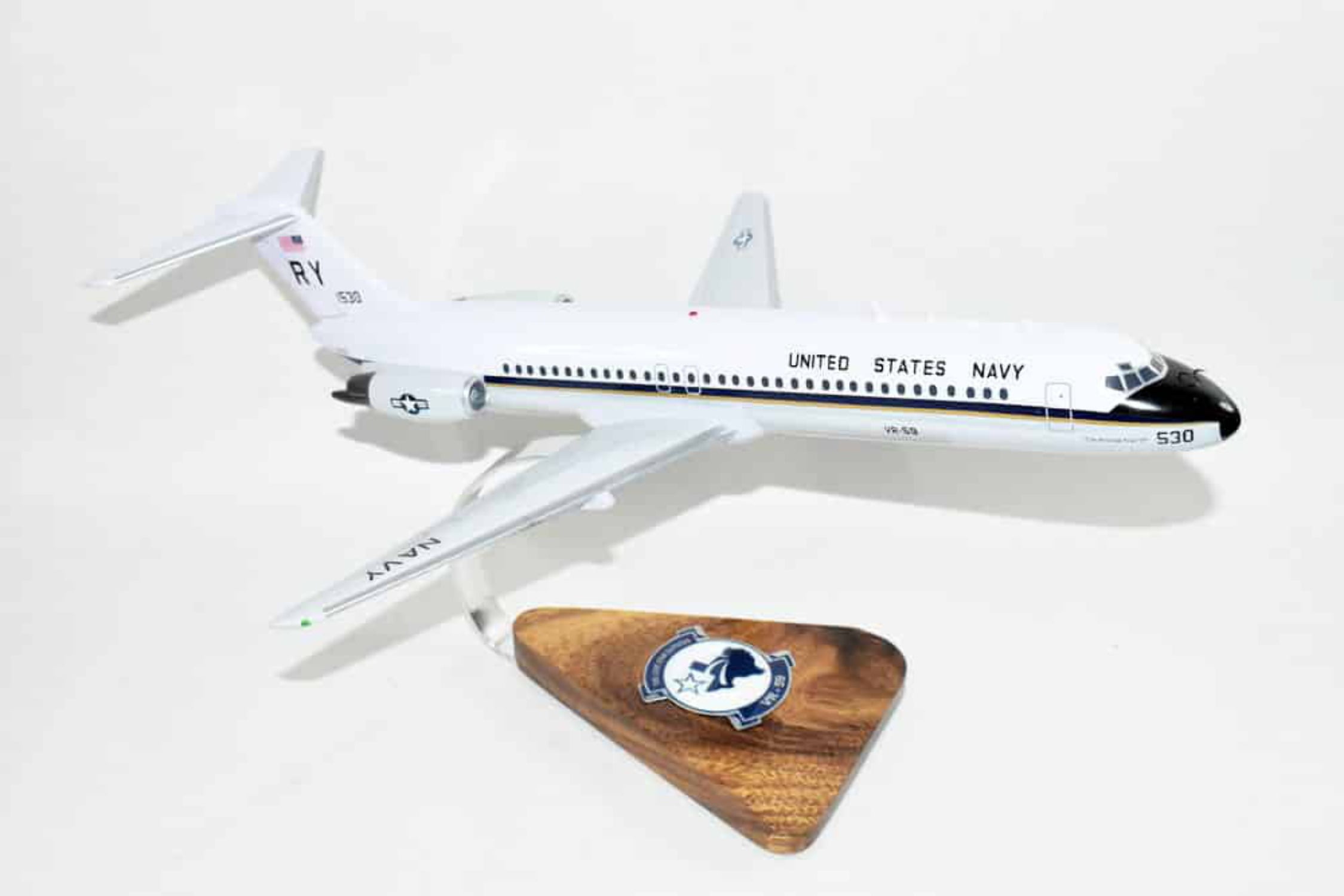 VR-59 Lone Star Express Skytrain II Model, 1/80th (18) Scale, Mahogany ...