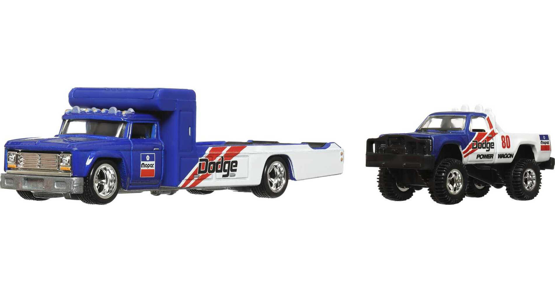 Hot Wheels Team Transport Truck & Race Car, Gift for Racing Collectors ...
