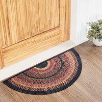 VHC Brands Heritage Farms, Braided Jute Rug, Non-Skid Pad, Door Mat ...