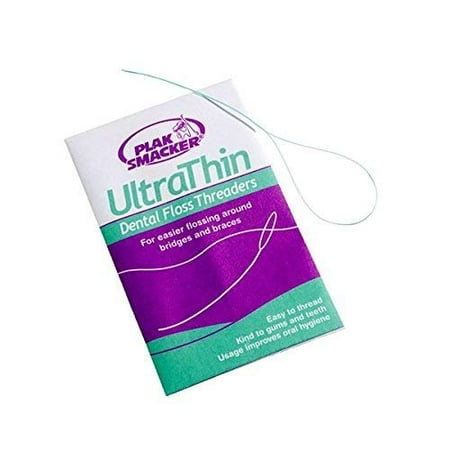 Ultra Thin Dental Floss Threaders 1000 Count (100 packs of 10 each ...