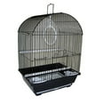 YML A1104PUR Round Top Style Small Parakeet Cage, 11 x 9 x 16 ...