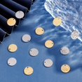 32Pcs 8 Style Ion Plating(IP) 304 Stainless Steel Textured Pendants ...