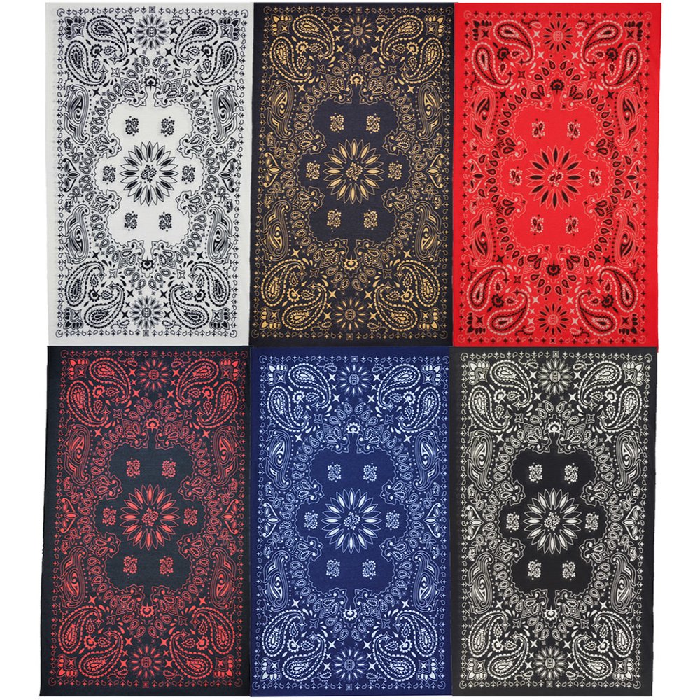 Mato & Hash - Multi Functional Tube Bandana | Classic Paisley Bandana ...