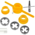 PVC Thread Maker Tool and Plumbing Screw Extraction Tool Kit Pipe ...