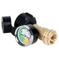 1 Pack Propane Tank Gauge with Connection 5-100 LB Pressure Valve ...