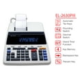 Sharp Desktop Large Numbers Electric Calculator EL-2630PIII, 12 Digit ...