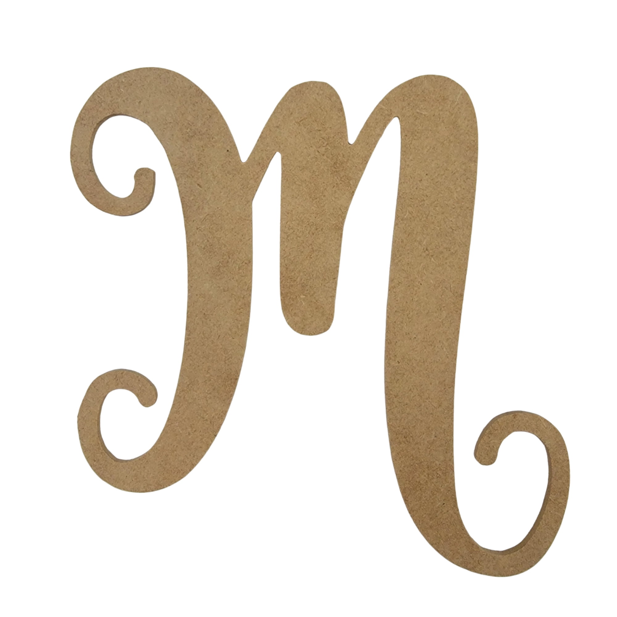 Wooden Letter Unfinished, Starfish Font, Craft Cutout - Walmart.com
