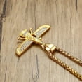 Ahura Mazda Zoroastrian Farvahar Wing Necklace Pendant 14K White Gold ...