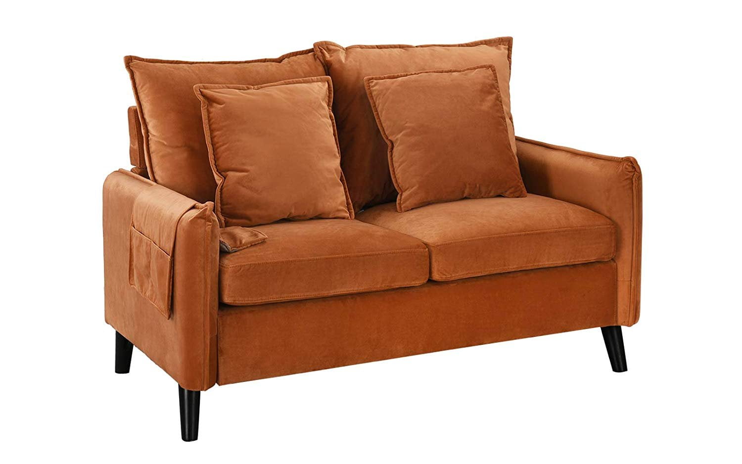 Rust Colored Sofa And Loveseat | Baci Living Room