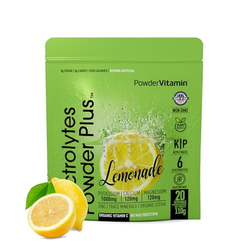 PowderVitamin Electrolytes Powder Plus (20 porciones) Polvo de ...