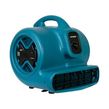 BLUE BLOWER 1200 CFM 3 Speed with 2 built in outlets Adjustable Tilt ...