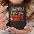 Grandma Of The Superhero Bday Boy Super Hero Family Party Coffee Mugs ...