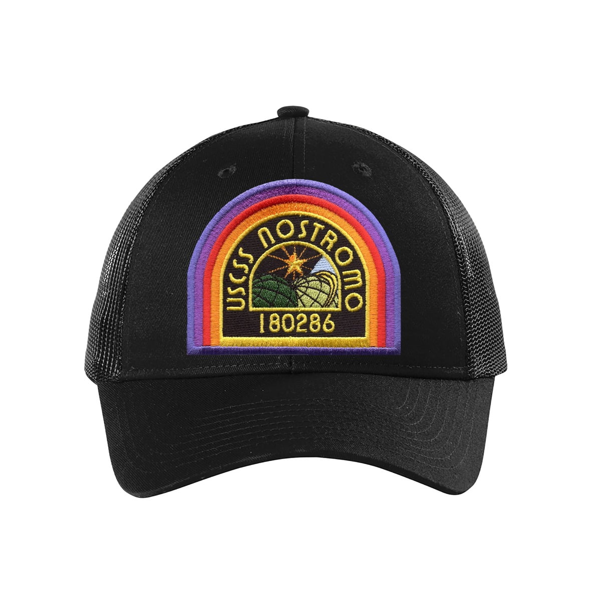 Alien Nostromo Embroidered Patch Trucker Cap - Walmart.com