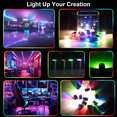 8 Pcs Led Lights, Battery-Powered Mini Led Lights, 7 Colors to Choose ...