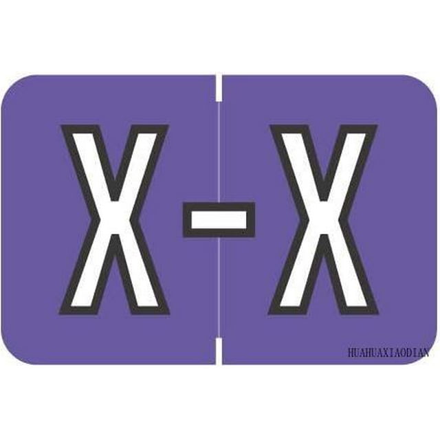 - File Folder Labels, Alphabet Letter X, Barkley/Sycom FABKM - BRAM ...