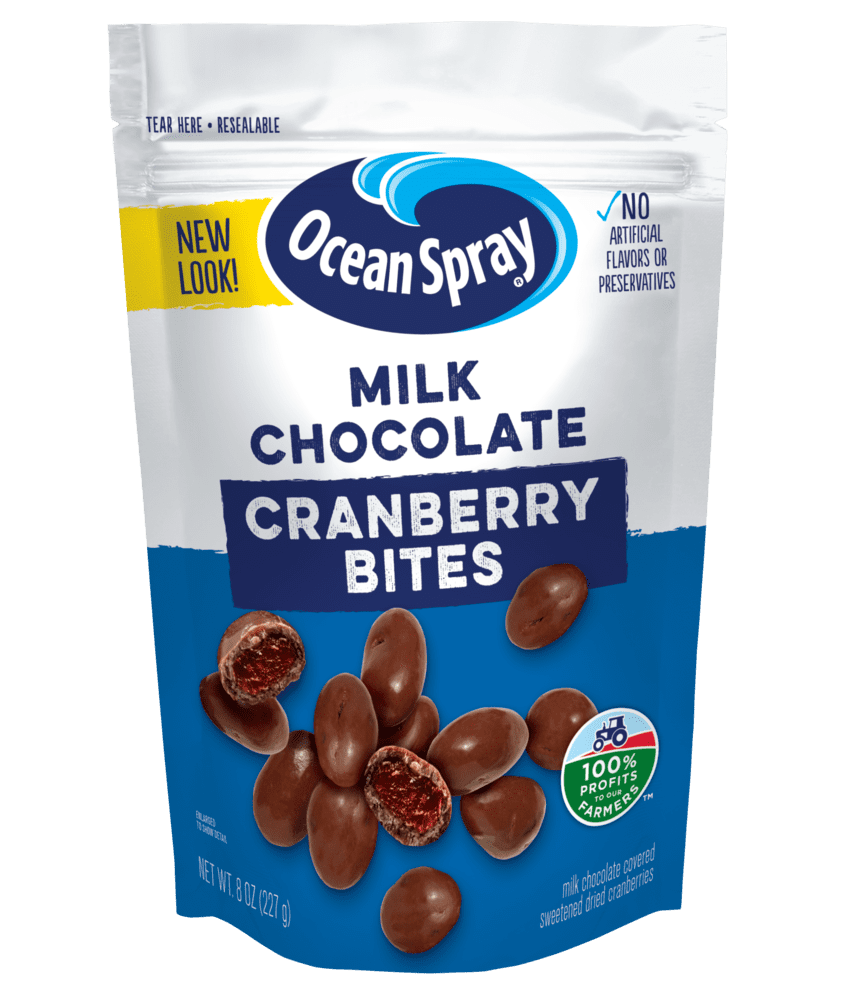 Ocean Spray, Milk Chocolate Cranberry Bites, 8oz Resealable Pouch ...