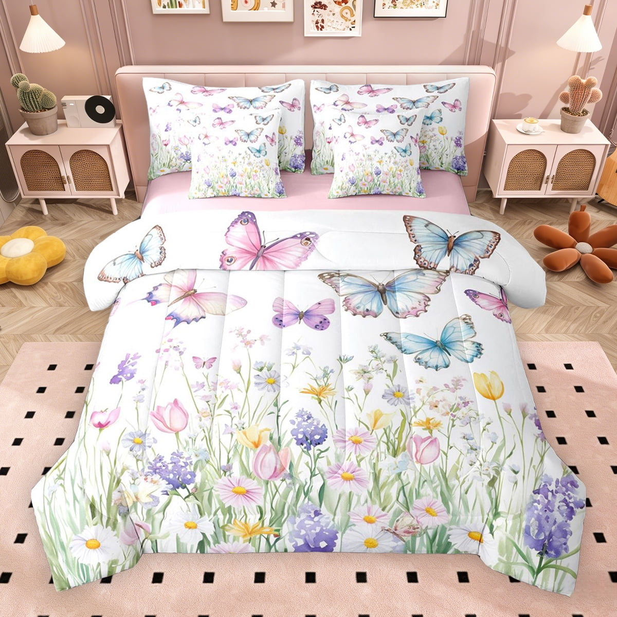 Click here for Manfei Erosebridal Chic Butterfly Twin Bedding Set... prices