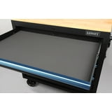 Hart 36-In W x 24-In D 5-Drawer Mobile Tool Chest Workbench W/ Wood Top ...
