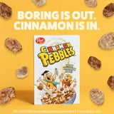 Post Cinnamon Pebbles Breakfast Cereal, Gluten Free, Family Size Box ...