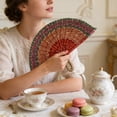 Bwiyojiz Home Decor, Hand Woven Fan Fans Shaped Seaweed Colorful Palm ...