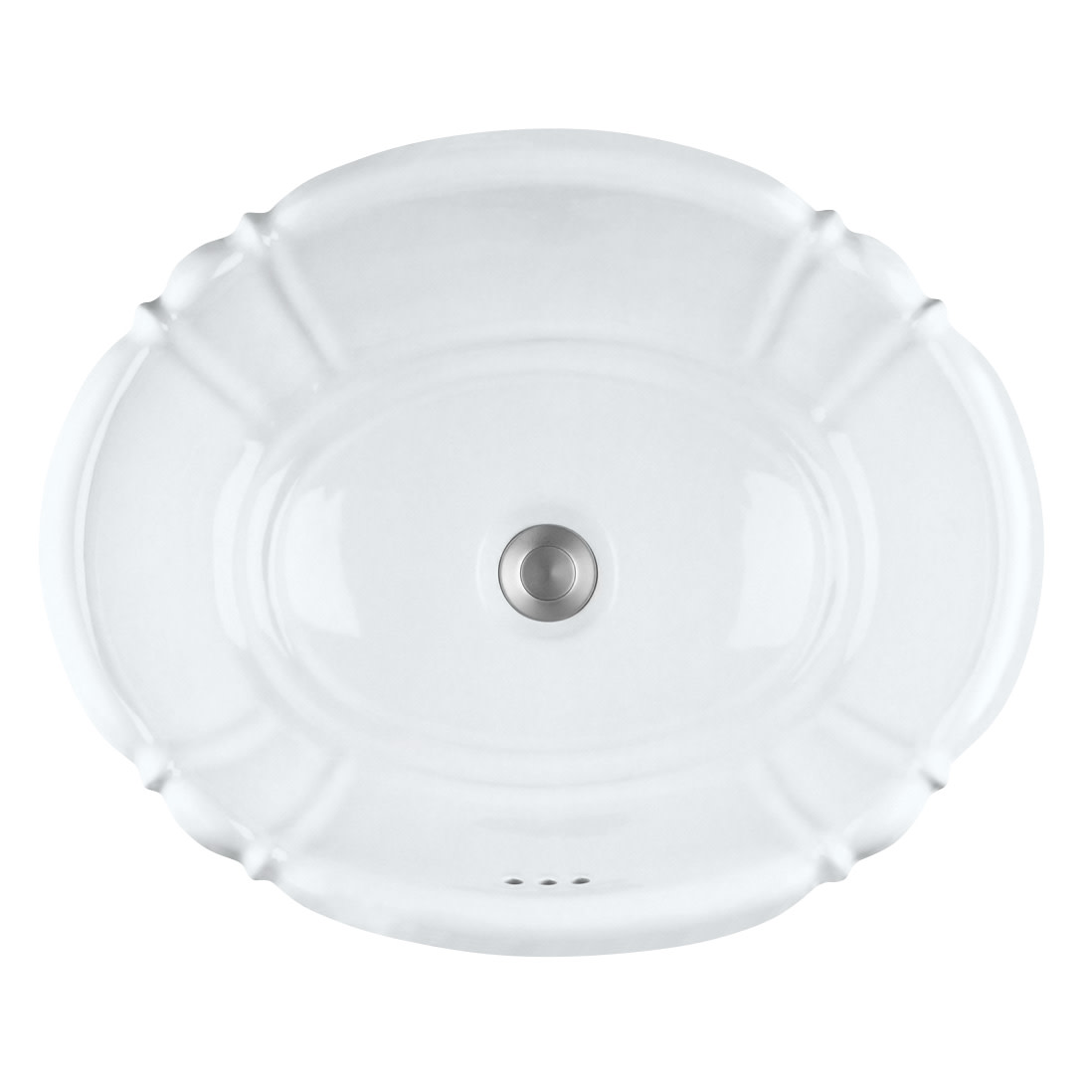 Bootz, Azalea Oval Drop In Lavatory Sink, 20 In. X 17 In.White, 6 Pack ...