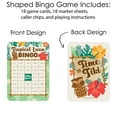 Big Dot of Happiness Tropical Luau - Bingo Cards and Markers - Hawaiian ...