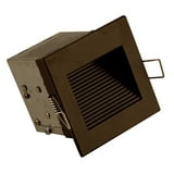 NICOR Lighting Modern LED Square Step Light, Oil-Rubbed Bronze (STQ-10 ...