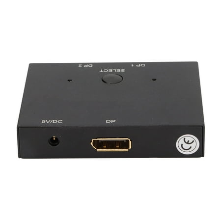Displayport Splitter, Plug And Play Bidirectional DP Switch Lightweight ...