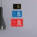 Signs ByLITA Classic Framed, Keep fridge door closed Sign (Black Gold ...
