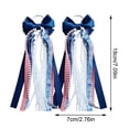2PCS Western Boot Bow Charm Set, 7.09in Lace Ribbon Tassel Shoe ...